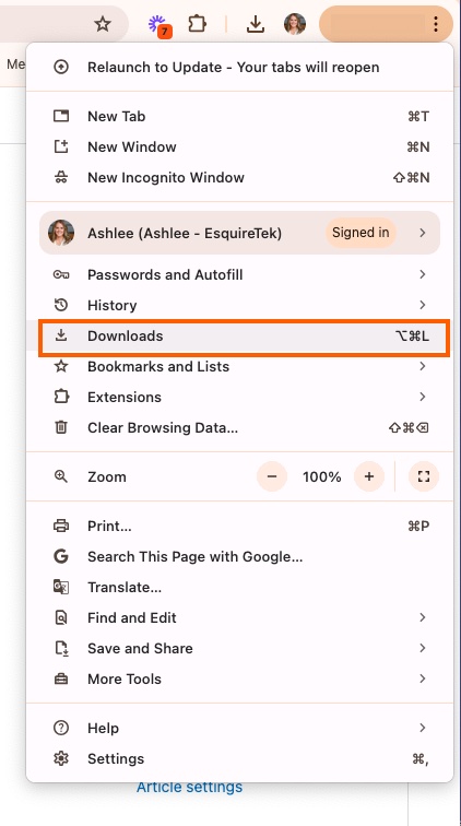 I'm working on a MAC, how do I get the downloaded Word document ...